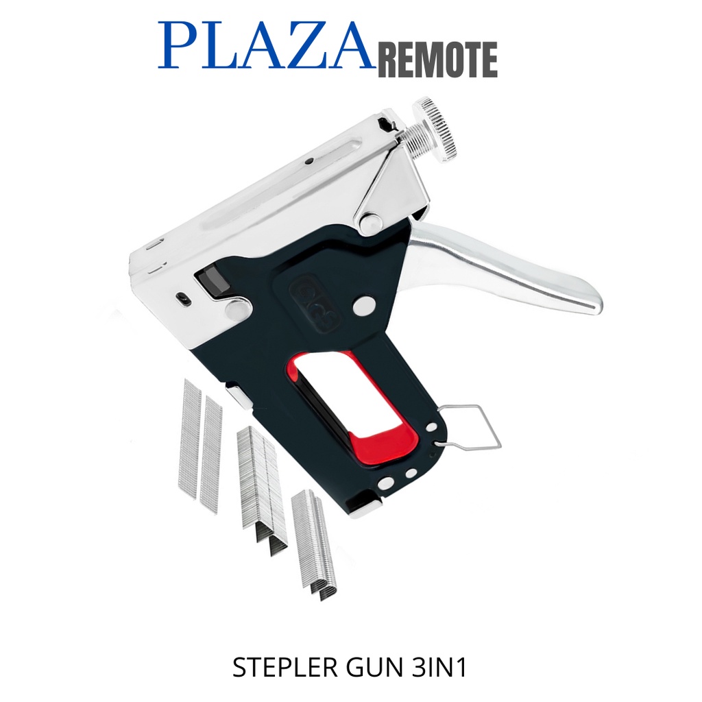 Jual Staple Gun 3 in 1 Staples JOK 4 14 MM Tembok jok motor triplek ...