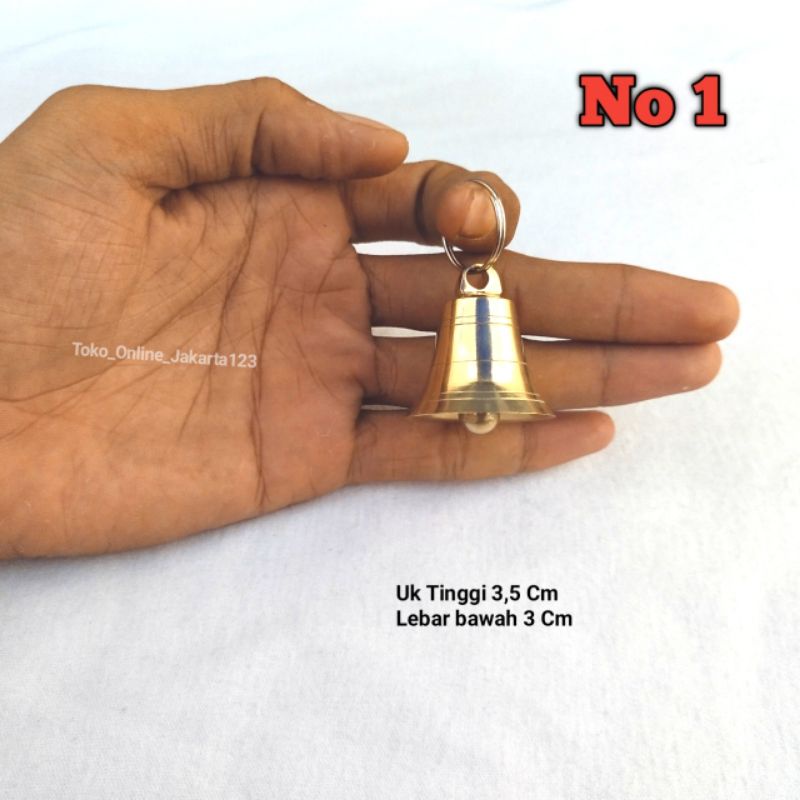 Jual Lonceng Kuningan Bell pintu pagar gantungan kunci bahan Kuningan ...