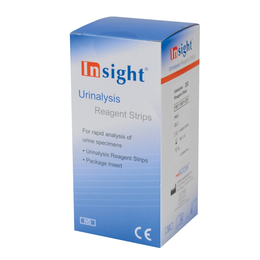 Jual INSIGHT URINALYSIS REAGENT STRIPS 10 PARAMETER isi 100 strips ...