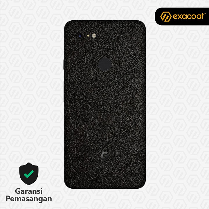 Jual [EXACOAT] Google Pixel 3 3M Skins Leather Black | Shopee Indonesia