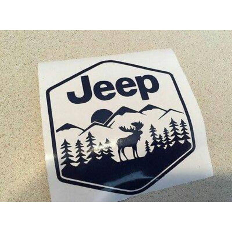 Jual Sticker Decals Jeep Wrangler Cherokee XJ JK TJ Special Old n New ...