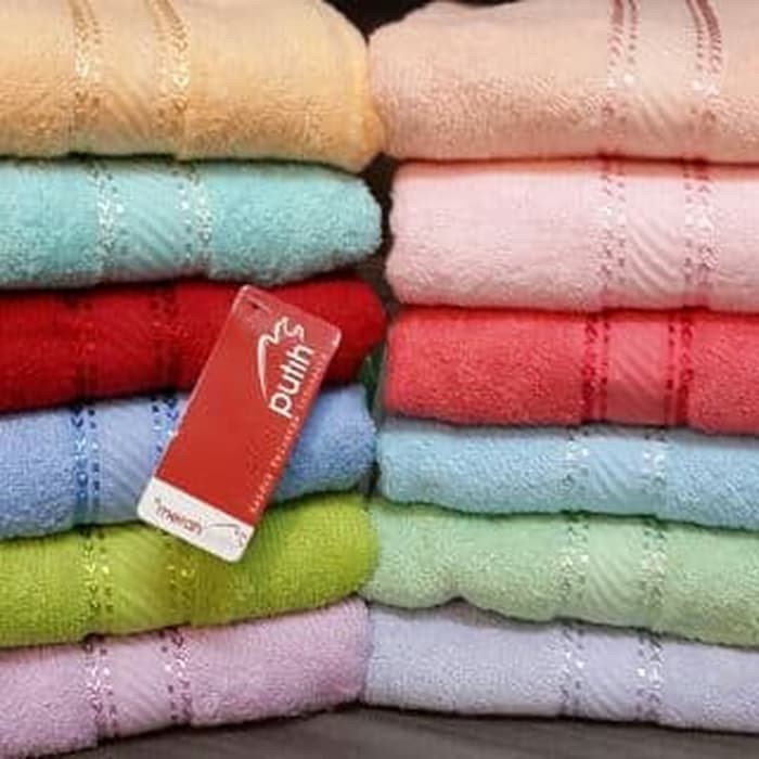 Jual Handuk Muka Handuk Sport Handuk Merah Putih kecil 30x70cm Terry ...