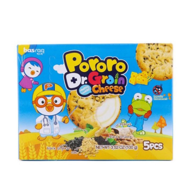 Jual pororo grain cheese snack 100 gr/biskuit/cemilan import | Shopee ...
