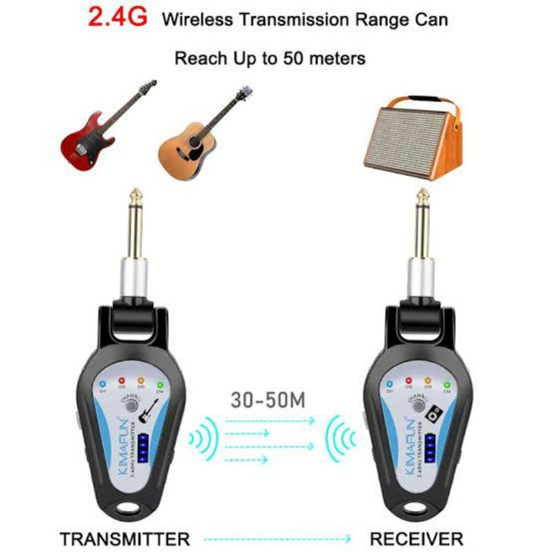 Jual kimafun wireless 2.4G gitar biola piano electric instrument ...