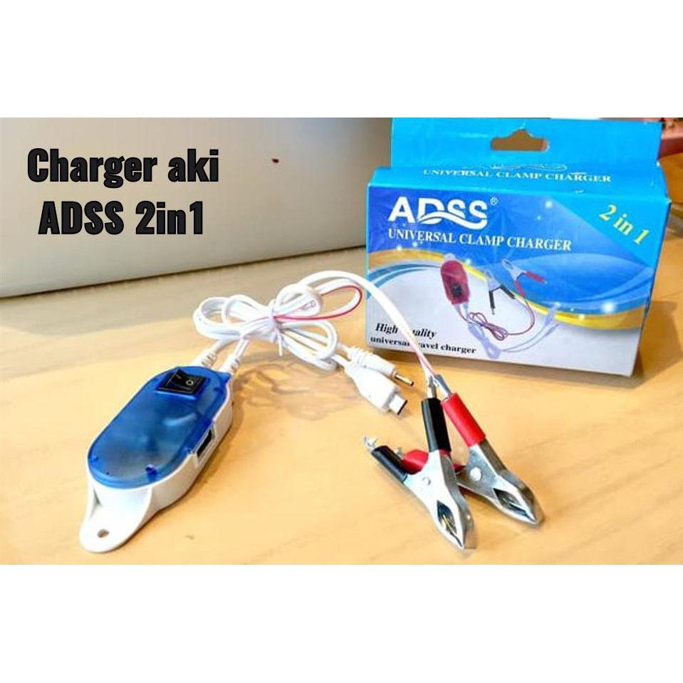 Jual charger casan aki motor adss 2in1 - casan hp di aki motor Murah ...
