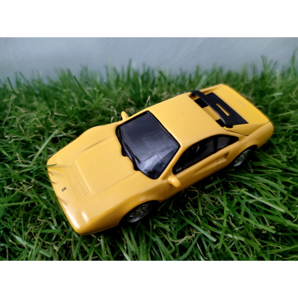 Jual Diecast Ferrari 328 GTB Yellow Skala 1:64 Kyosho Original Japan ...