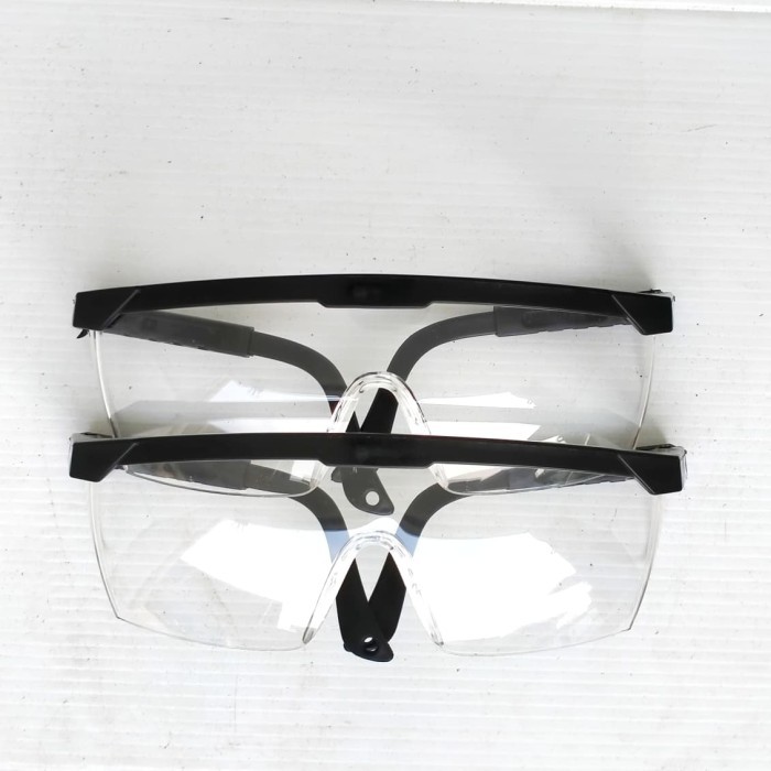Jual KACA MATA SAFETY GOGLE CLEAR/KACAMATA GURINDA PUTIH | Shopee Indonesia