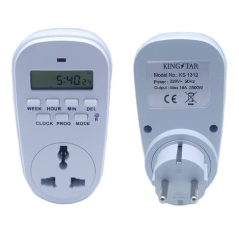 Jual KingStar Stop Kontak Timer Digital / Colokan Listrik/King Star ...
