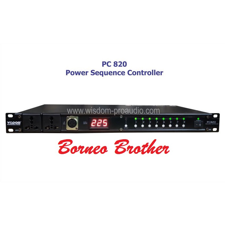 Jual Power Sequencer Wisdom PC-820 PC820 PC 820 Original 8 Channel Sequencer | Shopee Indonesia