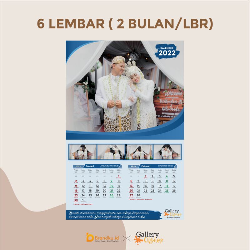 Jual KALENDER DINDING 2025 CUSTOM KALENDER DESAIN MODERN ELEGANT ...
