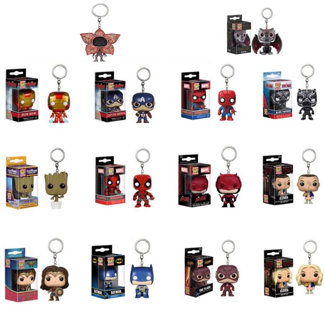 Jual MYCOLLECTIONSID FUNKO POCKET POP KEYCHAIN MARVEL GANTUNGAN KUNCI ...
