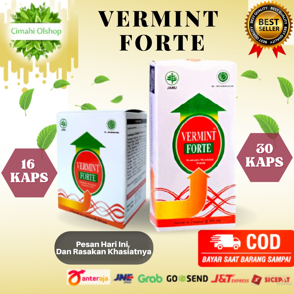 Jual KAPSUL VERMINT ISI 30|12KAPSUL UNTUK PENYAKIT TYPUS DAN MENAIKAN ...