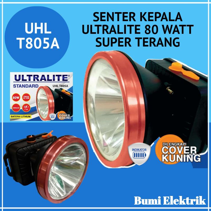 Jual Lampu Senter Kepala Ultralite 150W / 200W / 80W / Senter Kepala ...