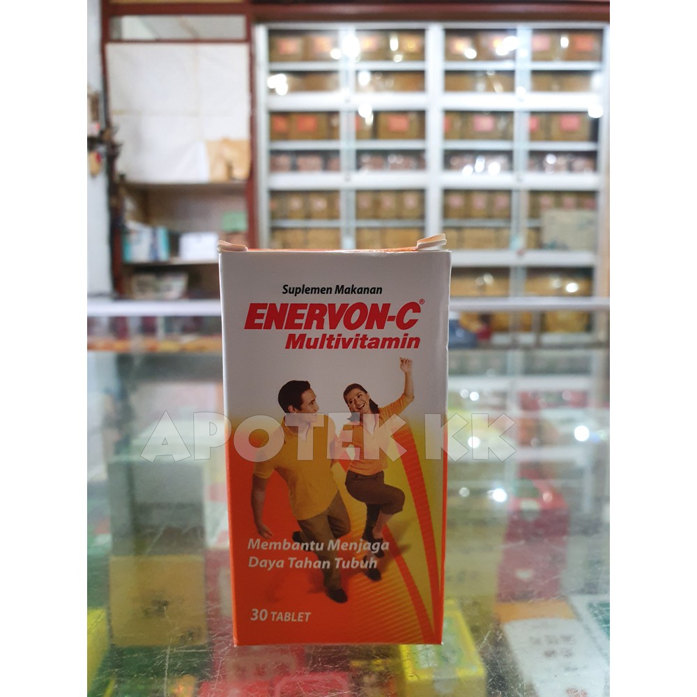 Jual Enervon C Multivitamin 30 Tablet | Shopee Indonesia