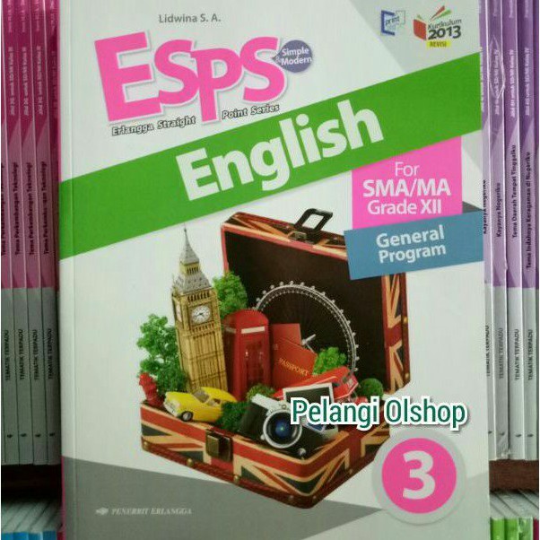 Jual BUKU ESPS BAHASA INGGRIS SMA/MA KELAS 12 REVISI K13N ERLANGGA | Shopee Indonesia