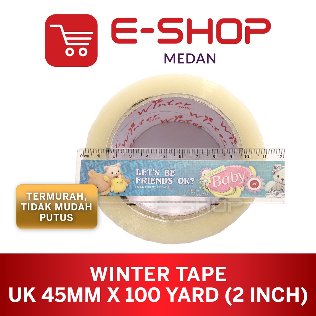 Jual Lakban 2 INCH 45mm x 100 Yard Coklat / Bening Isolasi selotip ...