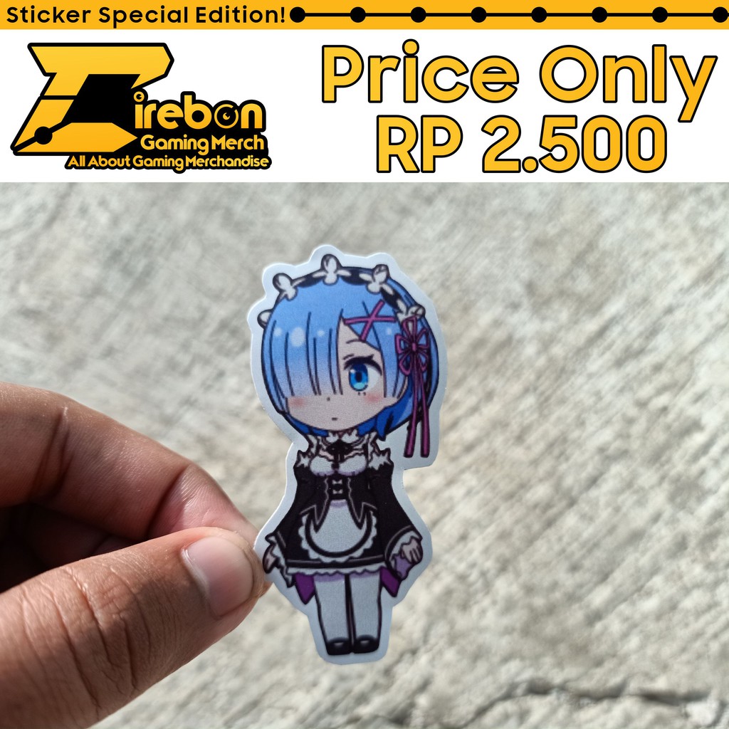 Jual Sticker Stiker Rem ReZero Starting Life in Another World | Shopee ...