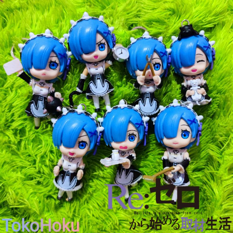 Jual Gantungan Kunci Rem Re Zero Rezero Re:Zero Action Figure Anime ...