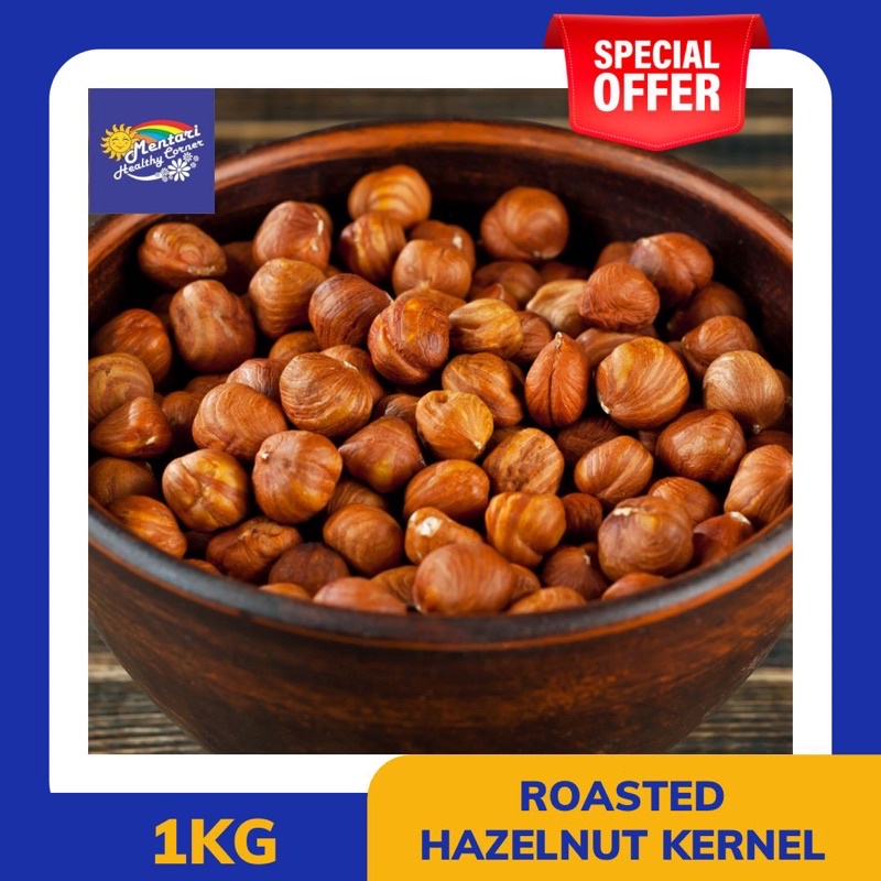 Jual Roasted Hazelnut 1kg / Kacang Hazelnut Panggang 1kg | Shopee Indonesia