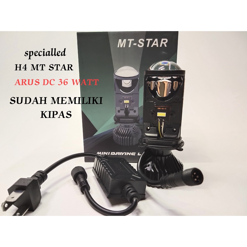 Jual lampu utama led mt star h5 projector mini h4 projie cut off | Shopee Indonesia