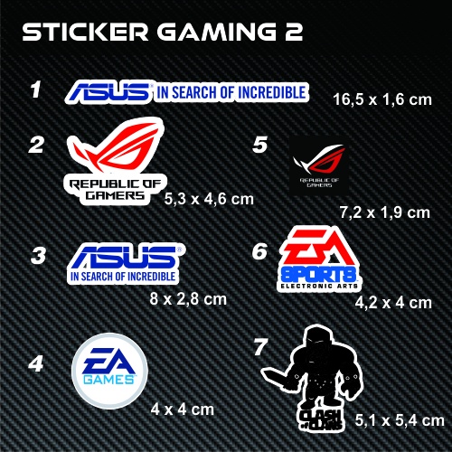 Jual Sticker Stiker Asus ROG EA COC | Shopee Indonesia