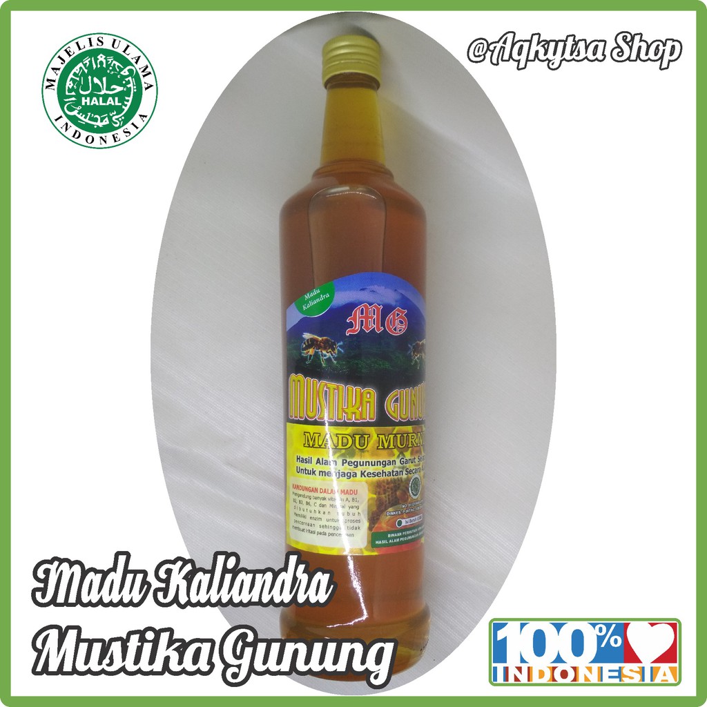 Jual Madu Asli Mustika Gunung 100% Murni Bunga Kaliandra Raw Honey 630ml Tanpa Campuran | Shopee ...