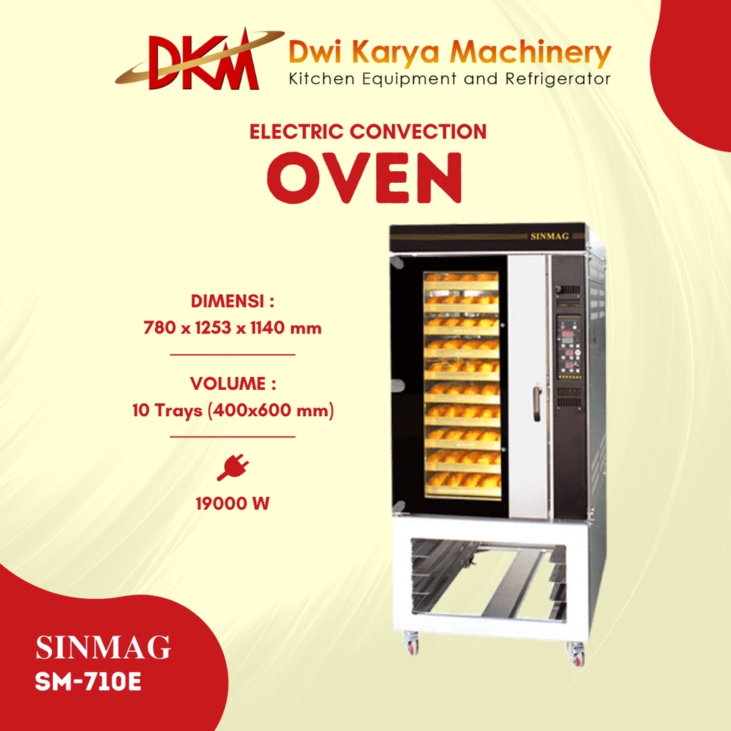 Jual Electrical Convection Oven SM-710E Sinmag | Shopee Indonesia