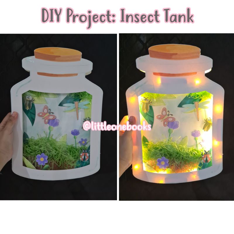Jual DIY project : Insect and Fish Tank with lamp / prakarya anak ...