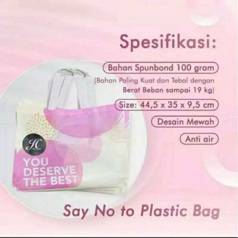 Jual Goodie bag jimshoney size besar muat banyak | Shopee Indonesia