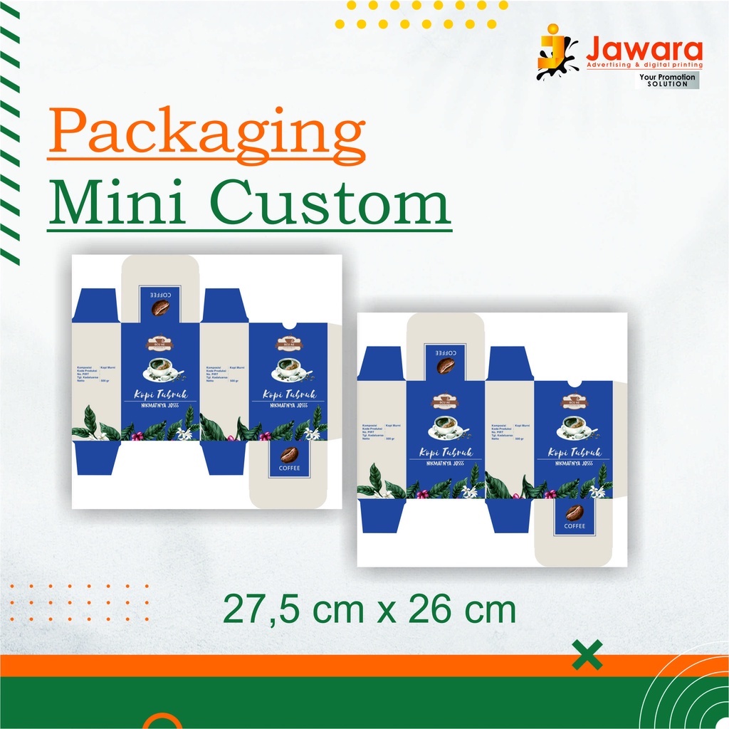 Jual Packaging Box Mini Custom Full Colour, Jawara printing, Ponorogo ...