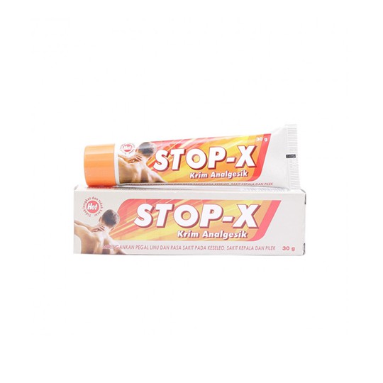 Jual STOP-X KRIM CREAM ANALGESIK 30G | Shopee Indonesia