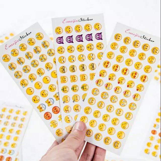 Jual Sticker Emoji Isi 3 Lembaar | Shopee Indonesia