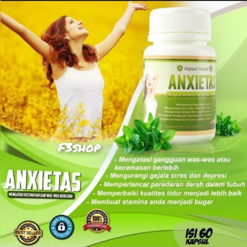 Jual Anxietas Obat Anti Cemas Stres Was Was Depresi | Shopee Indonesia