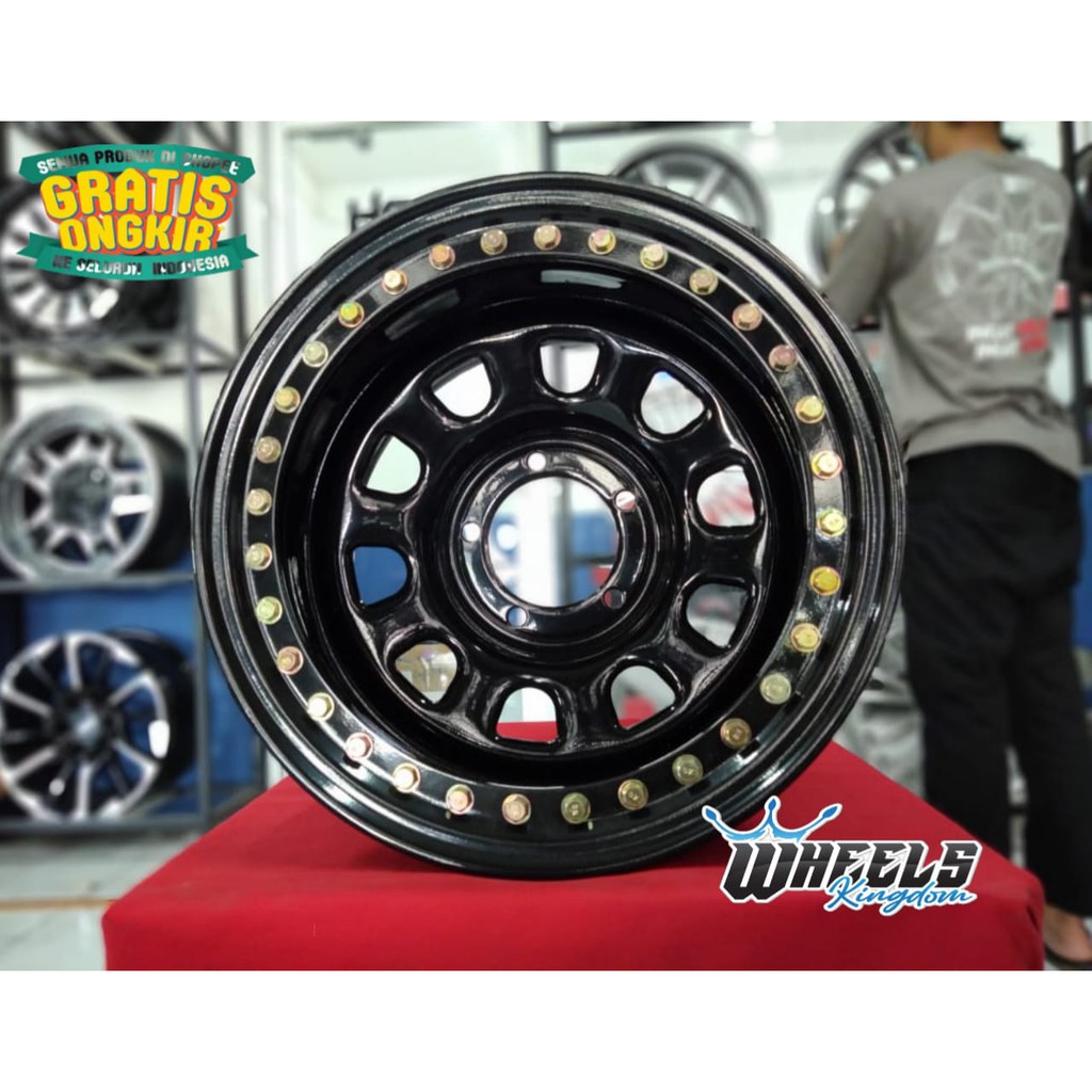 Jual Velg Offroad Daytona Beadlock Ring 15x10 - Mobil Jimny Katana Taft ...
