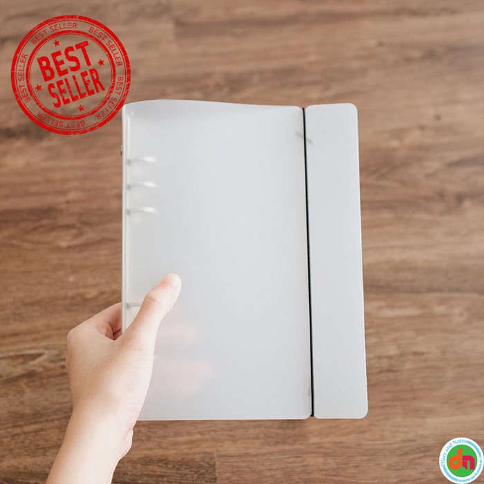 Jual Binder Plastik - Binder Loose Leaf - Binder Polos Doff White ...