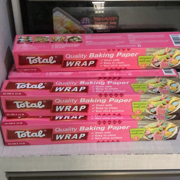 Jual HS Baking Paper 30cm x 10m Total Bake - Parchment Paper. Anti ...