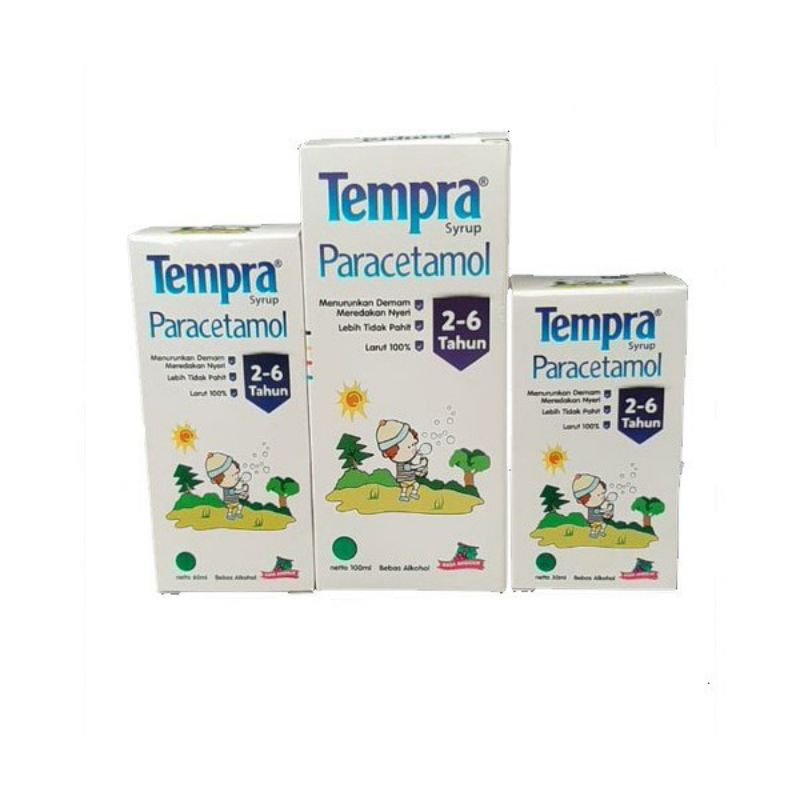 Jual TEMPRA SYRUP 30/60/100ml Rasa Anggur 2-6 Tahun | Shopee Indonesia