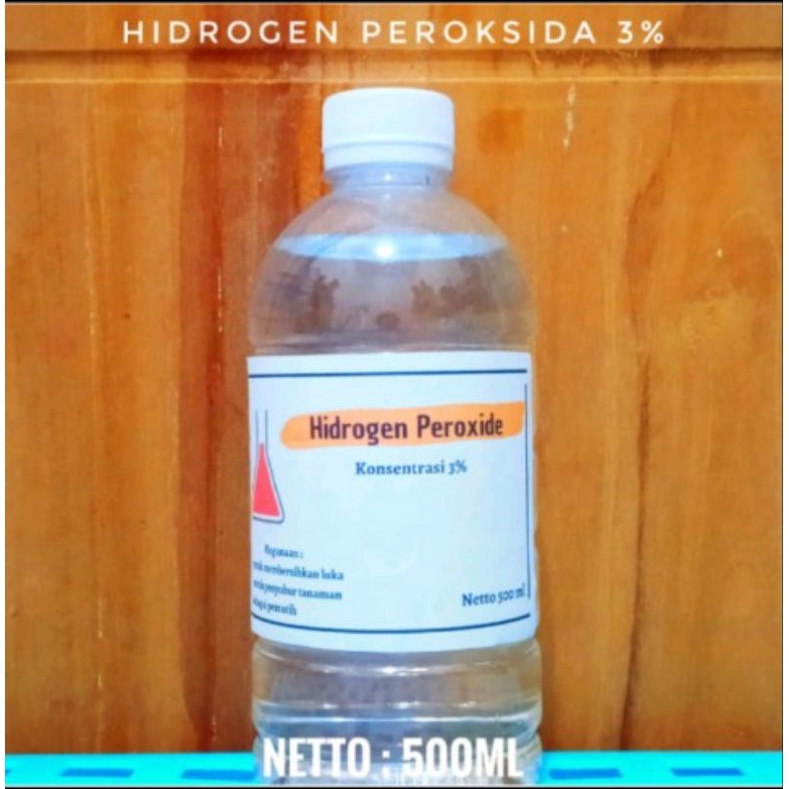 Jual PEMBERSIH LUKA HIDROGEN PEROKSIDA H20 3% kemasan 500ml & 1kg COD ...