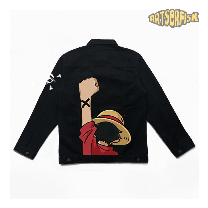 Jual LUFFY ONE PIECE DENIM JACKET | Shopee Indonesia
