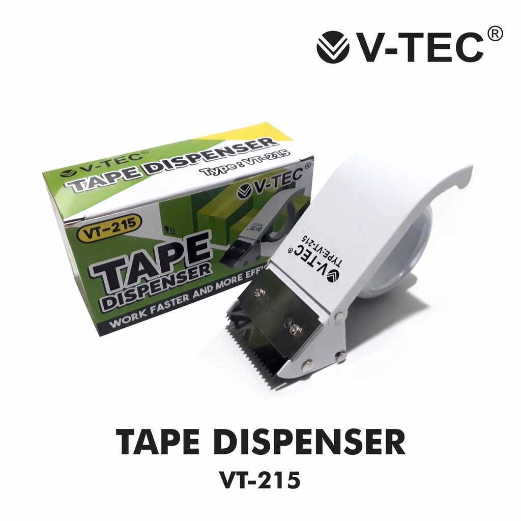 Jual Dispenser Tape / Dispenser Isolasi Besar / Tape Cutter Vtec vt-215 ...