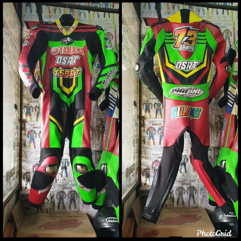 Jual wearpack balap motor roadrace drag 1nd racing free design bebas ...