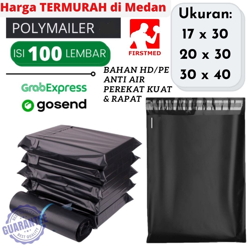 Jual PLASTIK POLYMAILER 30X40 17X30 20X30 100 LEMBAR PLASTIK POLIMER ...
