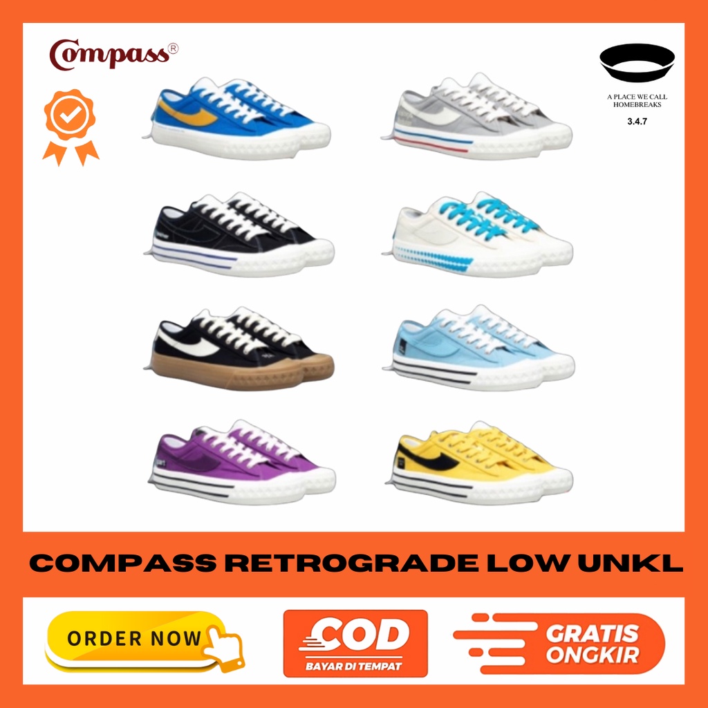 Jual Sepatu Compass X UNKL 347 Retrograde Low - Limited Edition ...