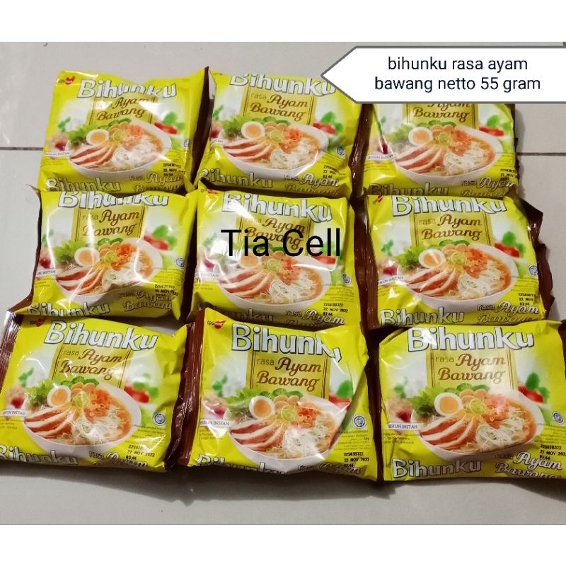 Jual bihunku rasa asam pedas netto 55 gram/ bihunku rasa ayam bawang ...