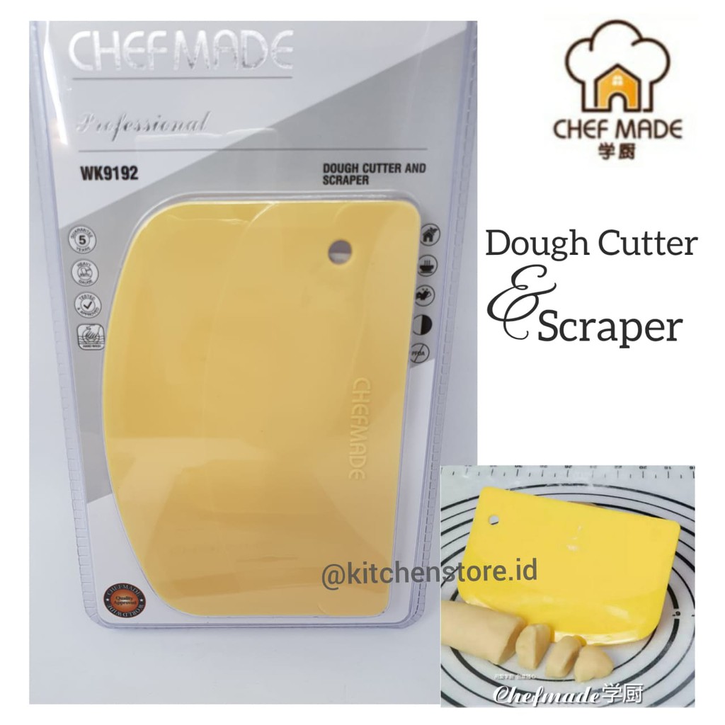 Jual Chefmade CMWK9192 Dough Cutter Scraper / Alat Pemotong Adonan Kue ...