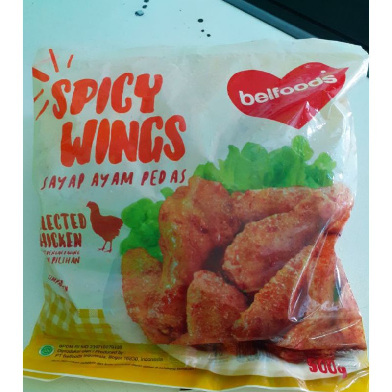 Jual Spicy Wings Belfoods 500gr | Shopee Indonesia