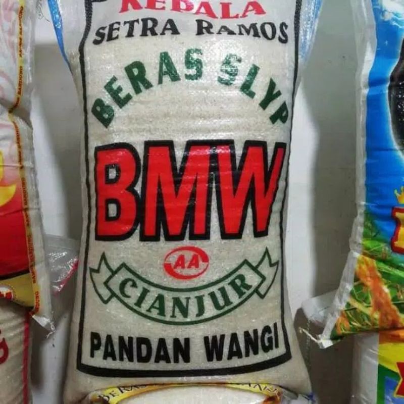Jual Beras merek cap BMW 20 kg GOSEND dan CARGO | Shopee Indonesia