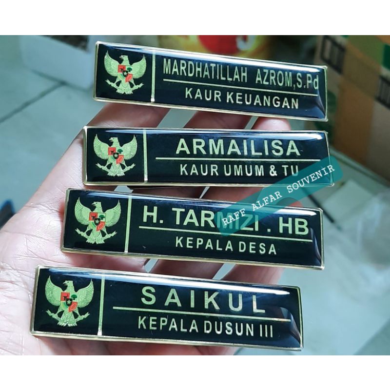 Jual PAPAN NAMA LOGO GARUDA ~ NAME TAG NAMA DADA LOGO GARUDA | Shopee ...