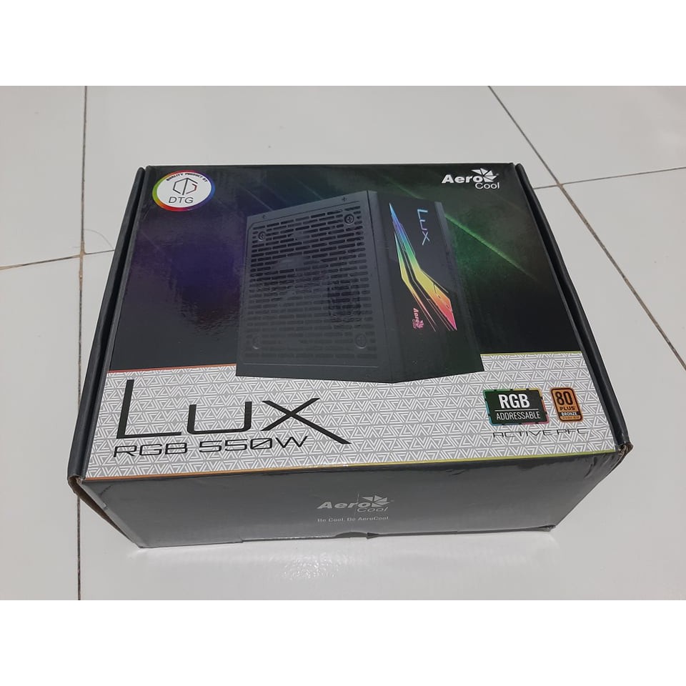 Jual PSU AeroCool LUX 550 watt rgb | Shopee Indonesia