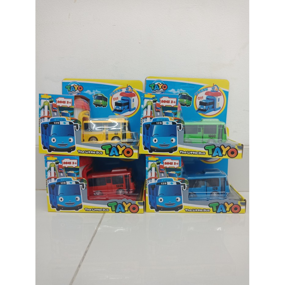 Jual Mainan Bus Tayo Garasi Mobil Pullback Satuan | Shopee Indonesia